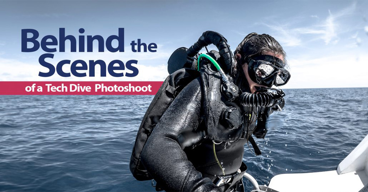 Behind the Scenes of a Tech Dive Photoshoot